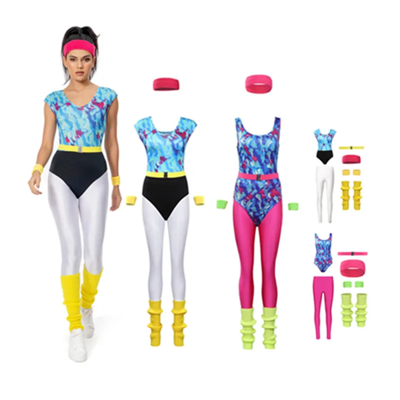 Disfraz-de-Cosplay-de-discoteca-Hippie-de-los-a-os-80-para-mujer-adulta ...