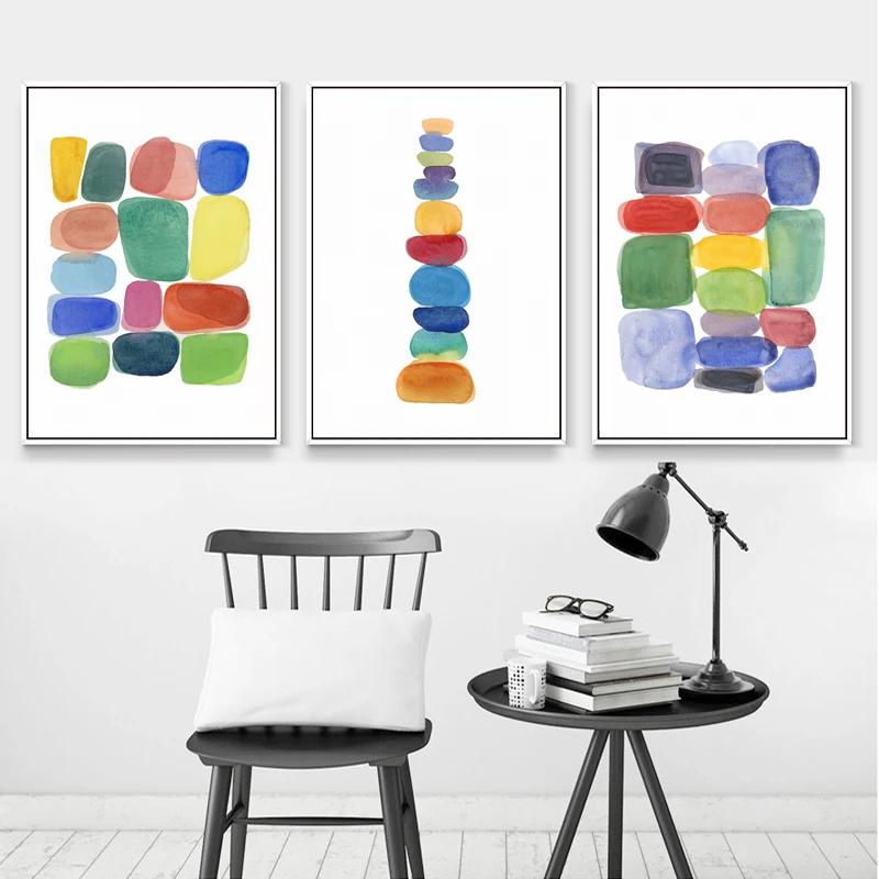 Simple Colorful Abstract Art