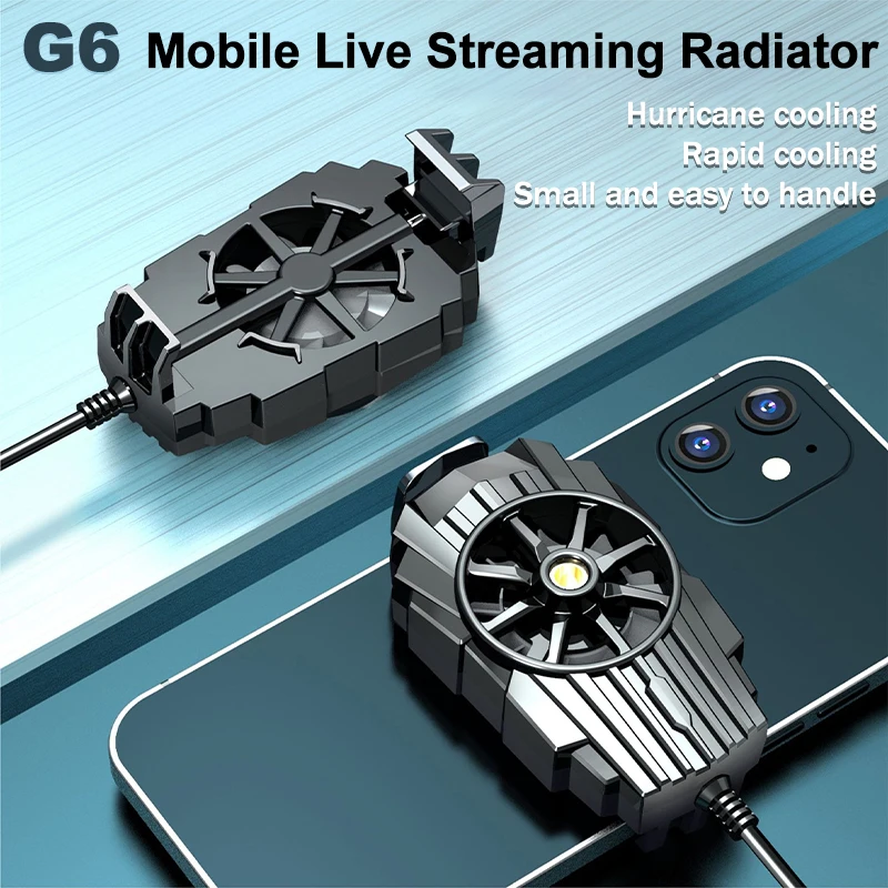 G6-Universal-Mobile-Phone-Cooling-Fan-Radiator-Back-clip-Air-Cooled ...