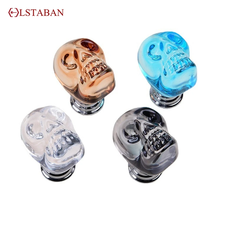 Crystal-Knob-Skull-Shaped-Handles-Kitchen-Cabinet-Storage-Handles-For ...