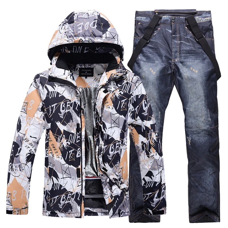 Men-s-Warm-Colorful-Ski-Suit-Snowboarding-Clothing-Winter-Jackets-Pants ...
