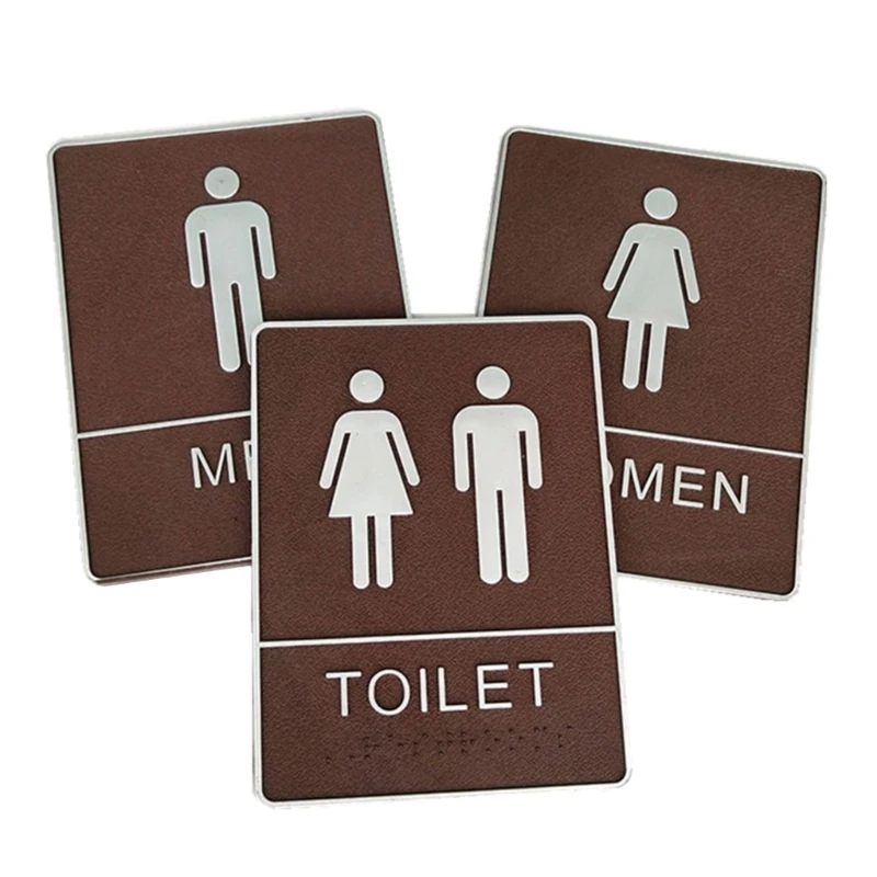Self-Adhesive-Restroom-Signs-Bathroom-WC-Toilet-Mark-Label-Door-Wall ...