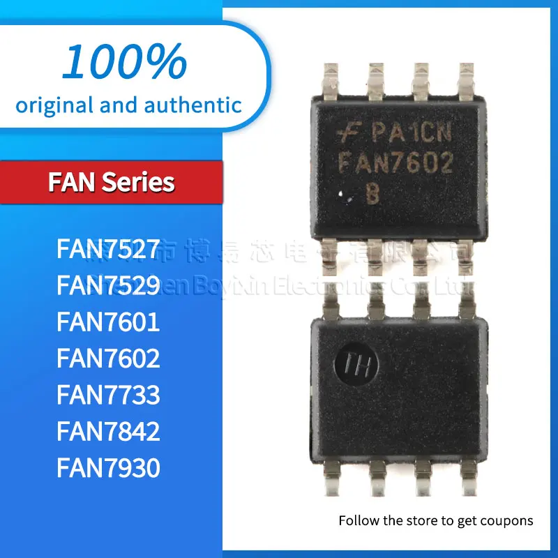 Original-e-genu-no-controlador-IC-Chip-FAN7527-FAN7529-FAN7601-FAN7602-FAN7733-FAN7842-FAN7930 ...