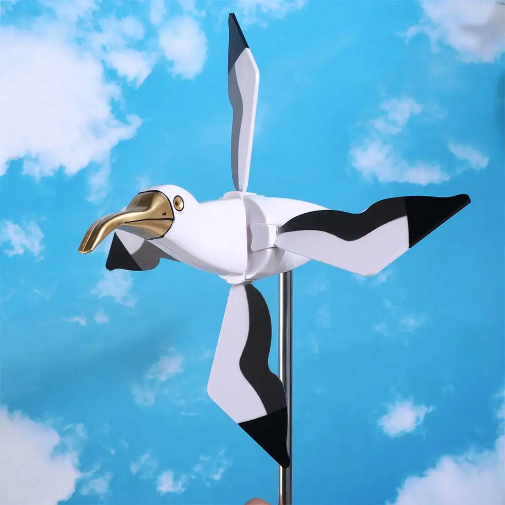 Weatherproof Seagull Windmill Fade Resistant Stable Bird Wind Spinners ...