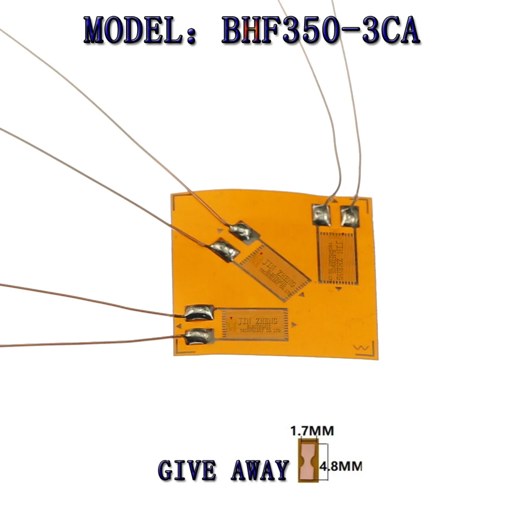 1PCS-LOT-BHF350-3CA-350-ohm-45-Triaxial-Strain-Flower-Strain-Gauge ...