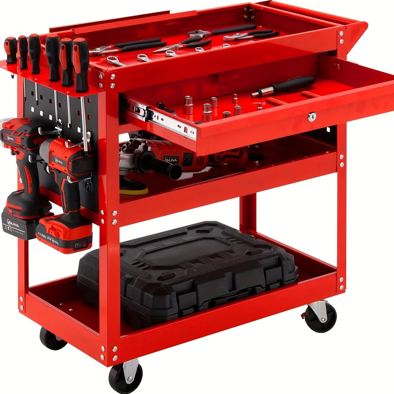 3-Tier-Rolling-Tool-Cart-330-LBS-Capacity-Heavy-Duty-Utility-Cart ...