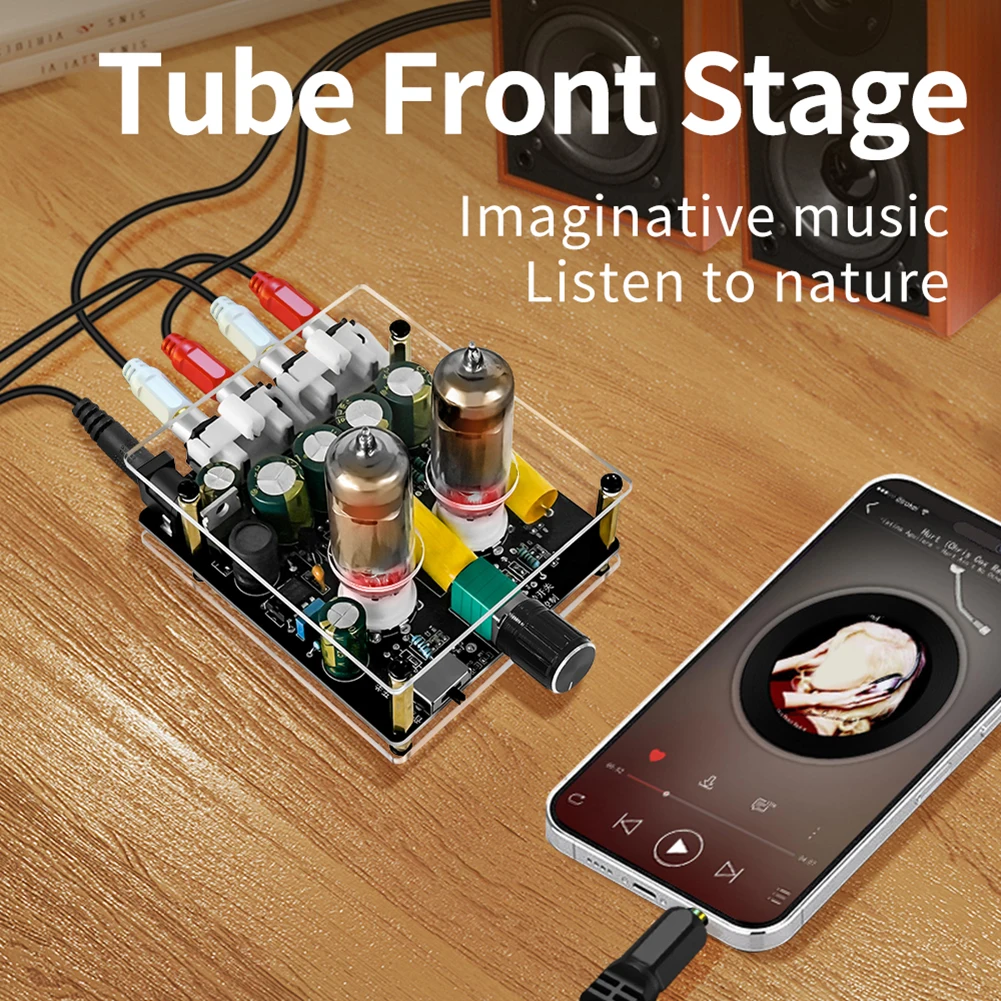 HiFi-Audio-Preamp-para-Casa-Preamp-Tube-Board-Kit-DIY-Sistema ...