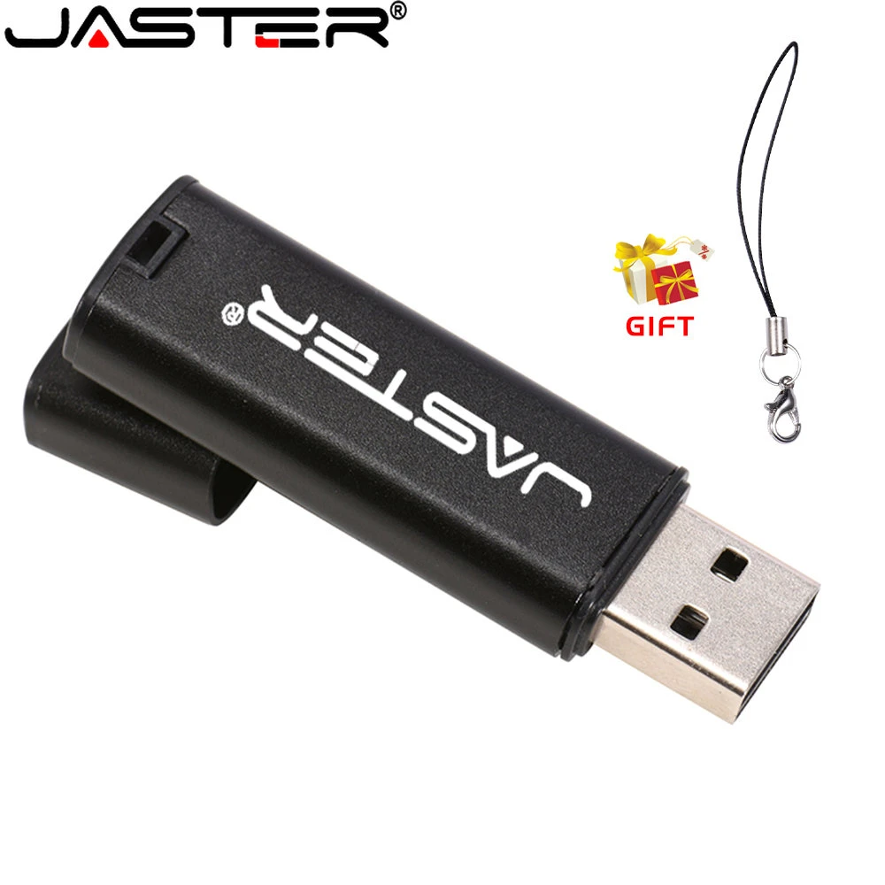 Jaster Free Custom Logo Usb 2.0 Flash Drive 64gb Black Pendrive 32gb ...