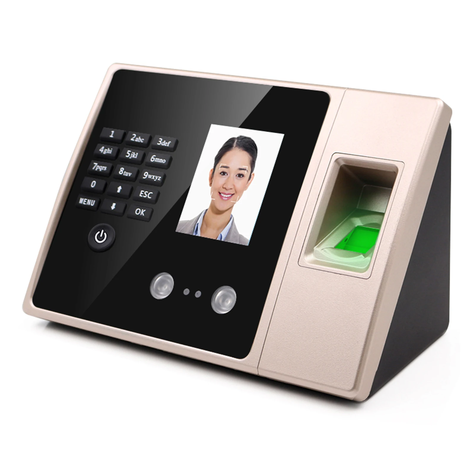 Multi-language Biometric Fingerprint Time Attendance Clock Recorder ...