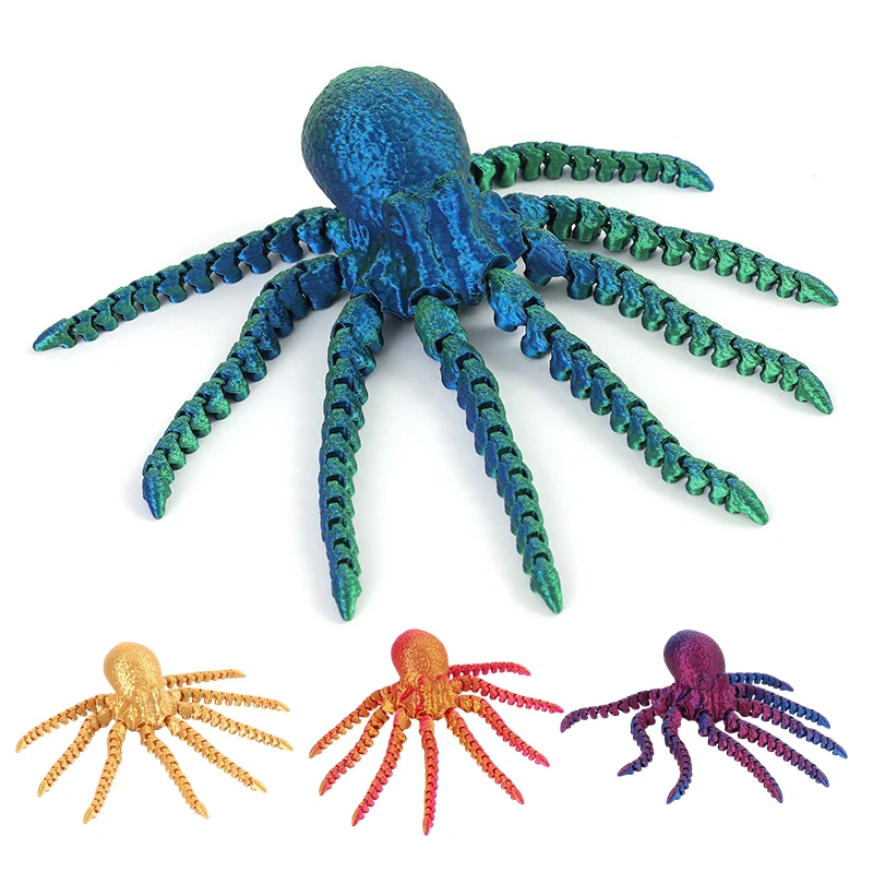 3d-Printed-Octopus-Ornament-3d-Printed-Animals-Fish-Tank-Landscape ...