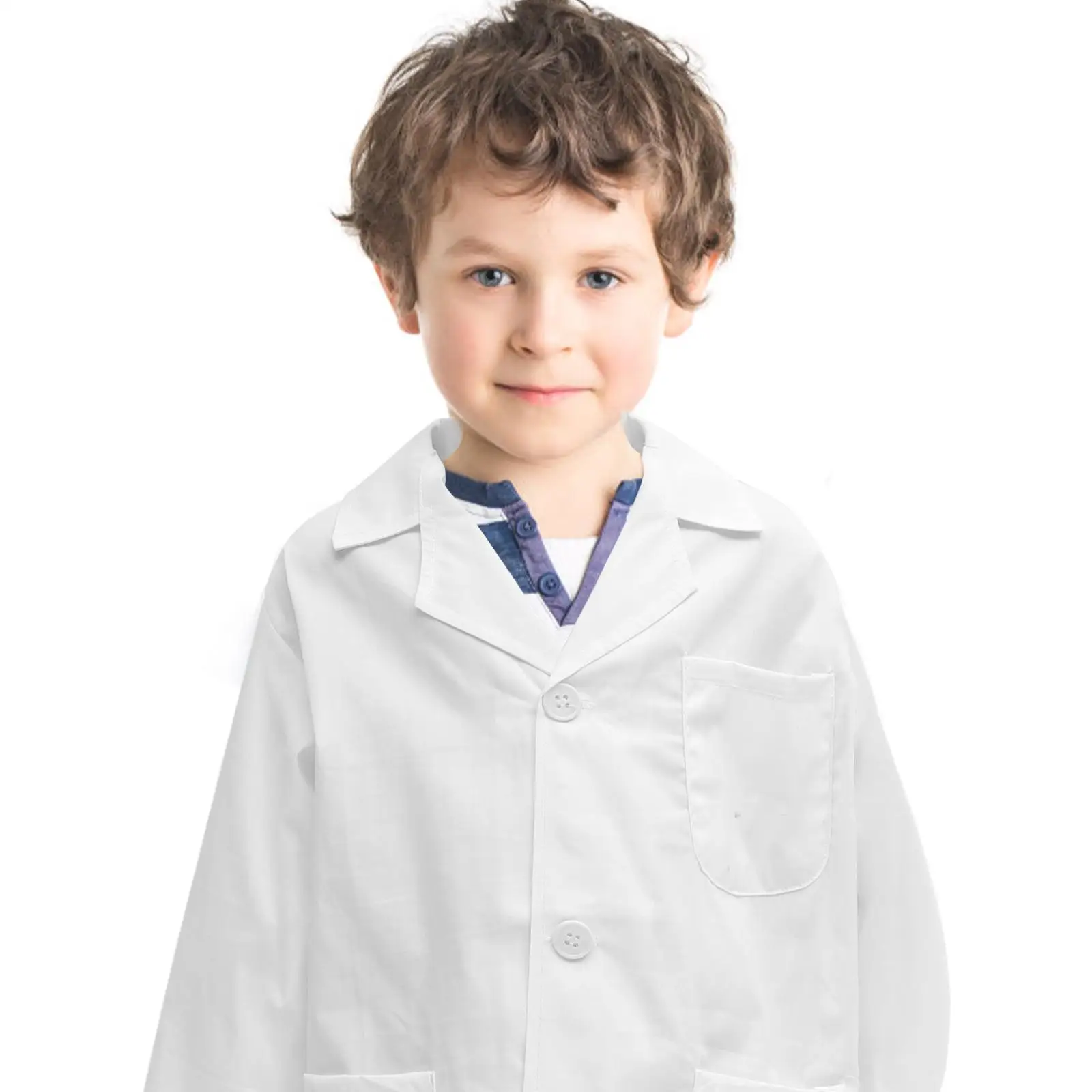 Lab Gown Kids Children's Coat Washable Outfits Scientist Coat Toddler ...