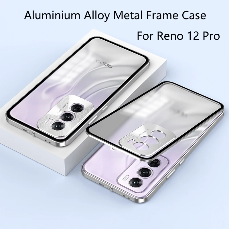 Aluminium-Alloy-Metal-Frame-Case-For-Oppo-Reno-12-Pro-5G-Case-Matte ...