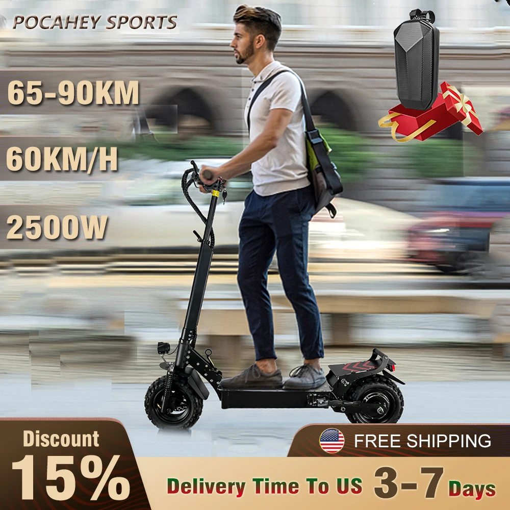 2500W-Electric-Scooter-60km-h-Max-Speed-11-inch-Off-Road-Tires-Powerful ...