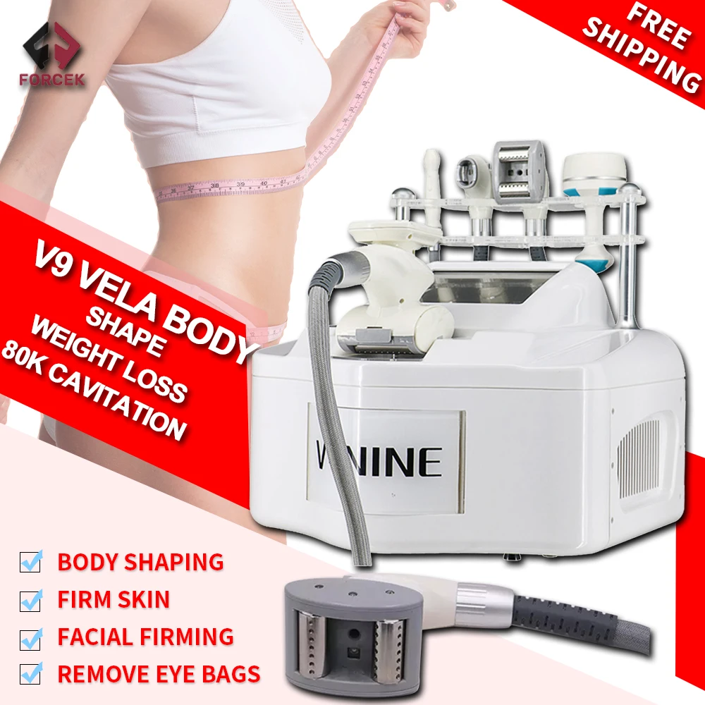 Portable-V9-Vela-Body-Shape-Weight-Loss-Vacuum-80K-Cavitation-Slimming ...