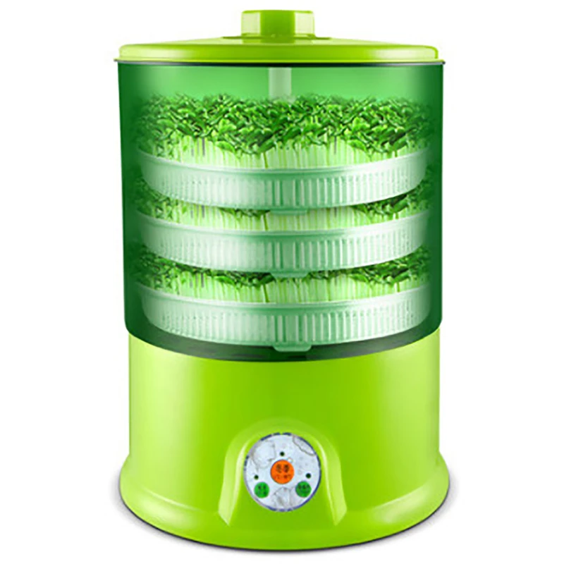 220V-3Tiers-Multifunction-Automatic-Electric-Bean-Sprouts-Machine ...