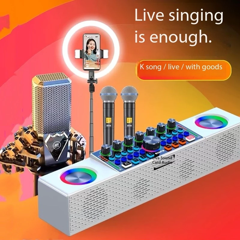 SY6-Wireless-Live-Singing-Speaker-Sound-Card-Audio-All-in-one-Family ...