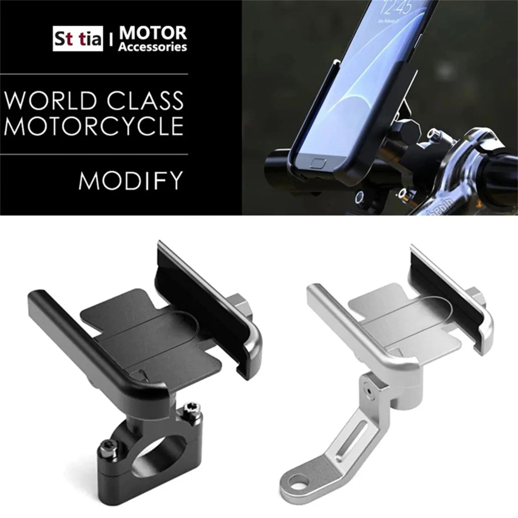 Motorcycle-Bicycle-Phone-Holder-Gps-Bracket-Cellphone-Stand-Moto ...