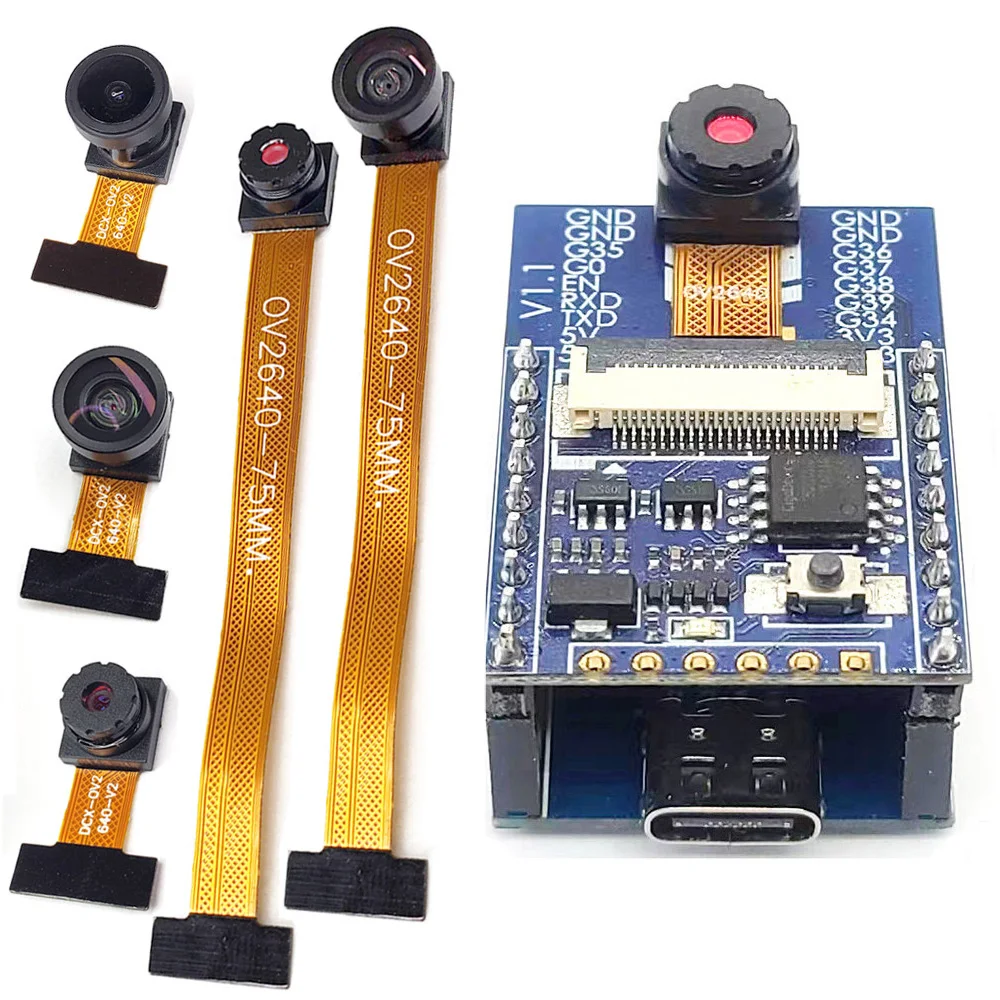 ESP32-CAM-Kit-with-OV2640-Camera-Module-66-120-160-Degrees-WiFi-Camera ...