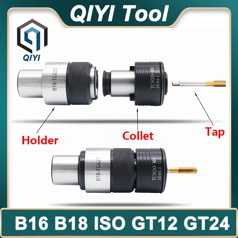 Protection-Tapping-Chuck-Conversion-Head-Shank-Body-GT12-GT24-JT6-B12 ...