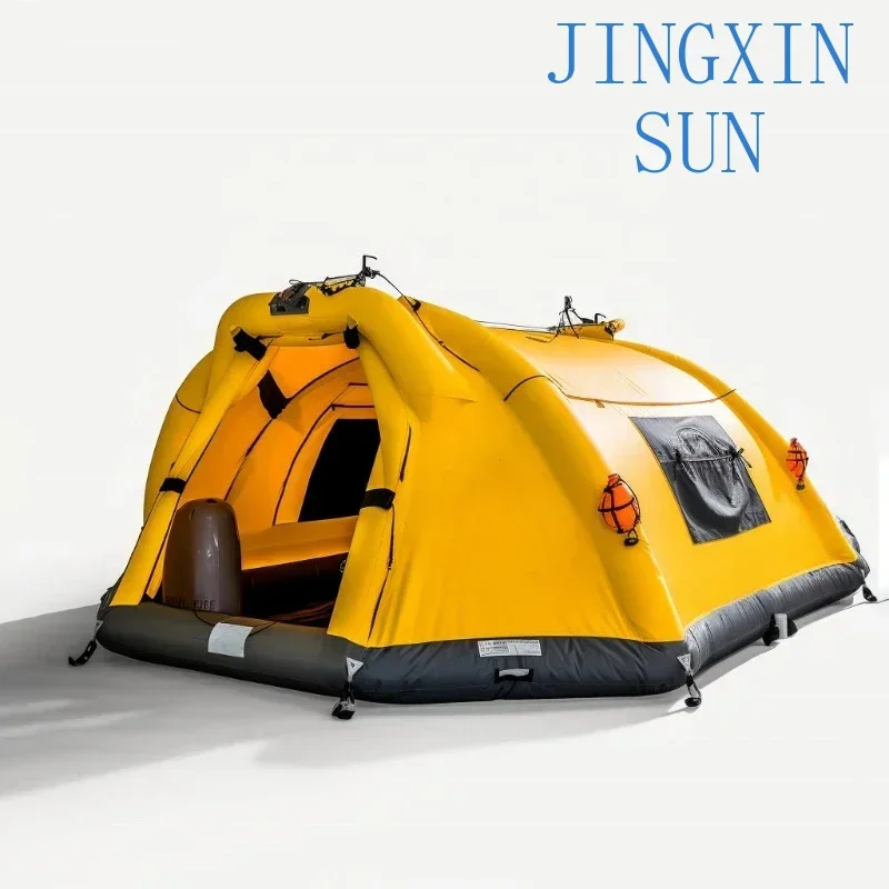 SAT137 Inflatable Shoal Floating Tent Camping Inflatable Raft Water ...
