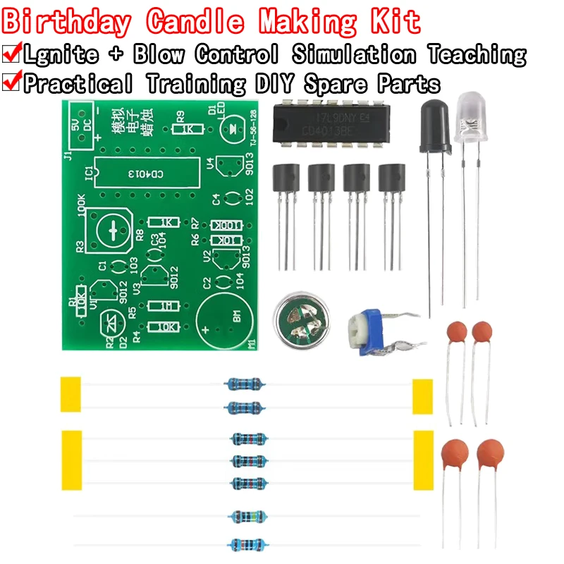 DIY-Kit-Module-Analog-Electronic-Candle-Lights-Blowing-Control ...