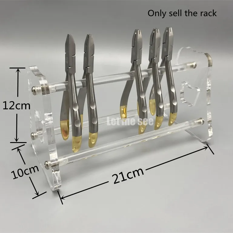 1set-Thick-Dental-Pliers-Stand-Clear-Acrylic-Instrument-Rack-Dental ...