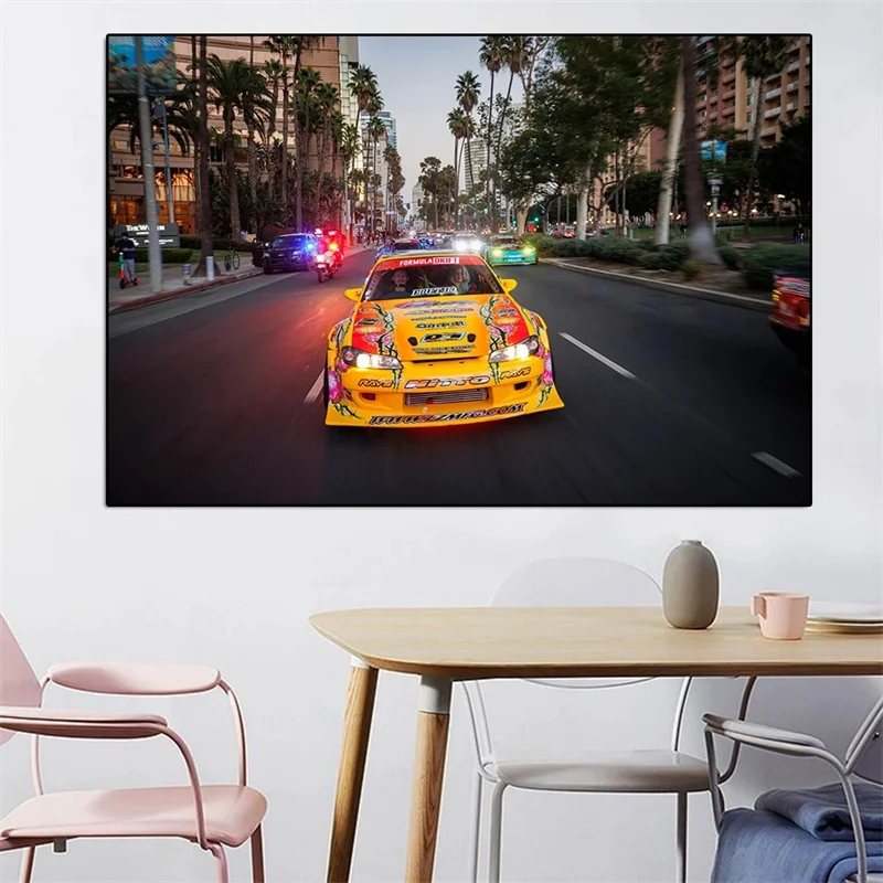 Drift-Racing-Graffiti-Art-Poster-And-Print-Luxury-Supercar-Wall-Art ...