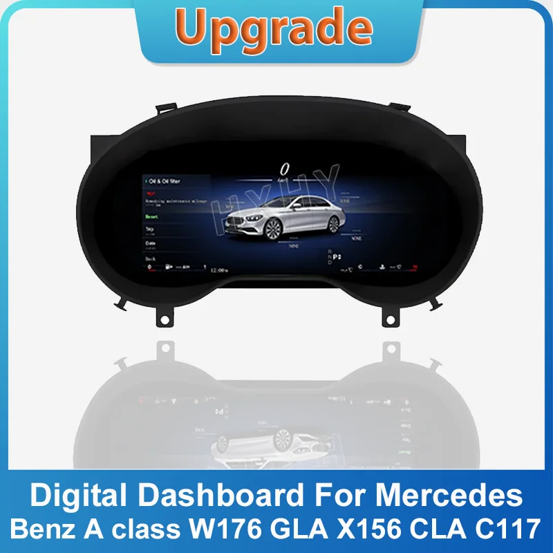 New-Car-LCD-Digital-Cluster-For-Benz-A-Class-W176-GLA-X156-CLA-C117 ...