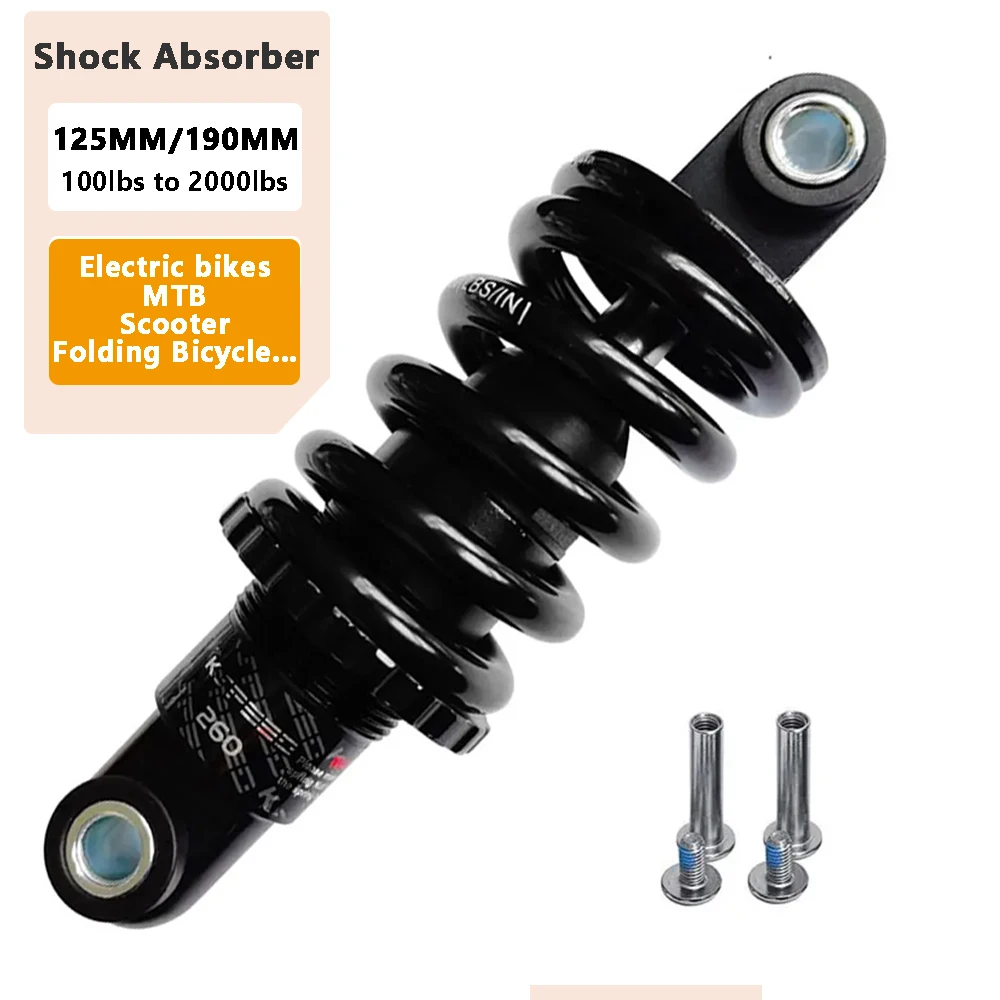 MTB-Bicycle-Rear-Shock-Absorber-Mountain-Bike-E-Bike-Wheelchair-125mm ...