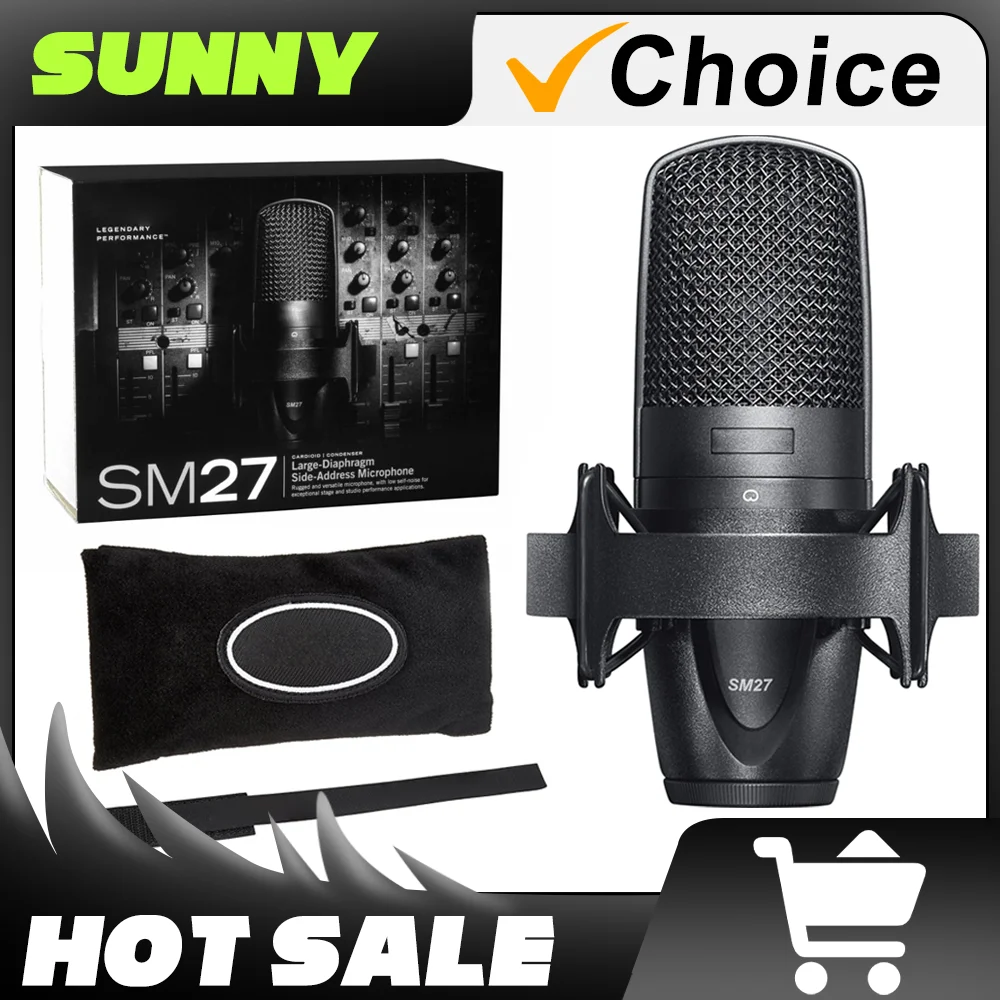 Micr-fono-de-condensador-cardioide-de-direcci-n-lateral-de-diafragma-profesional-SM27-micr-fono ...