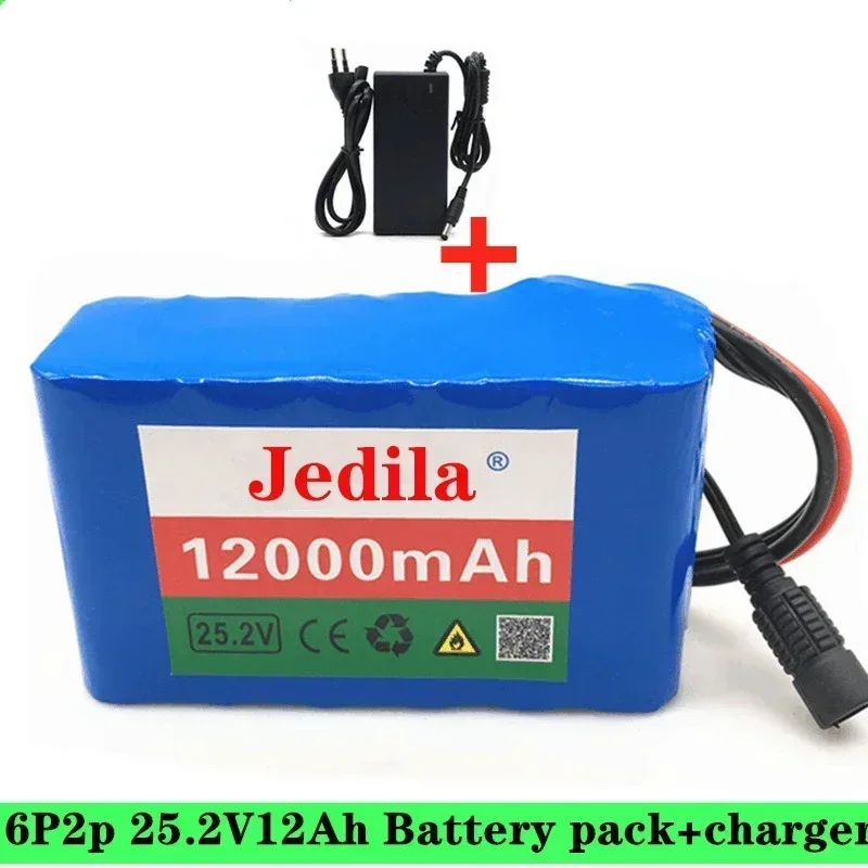 6s2p 24V 12000mAh 18650 lithium-ion battery pack 25.2V 12000mAh lithium ...
