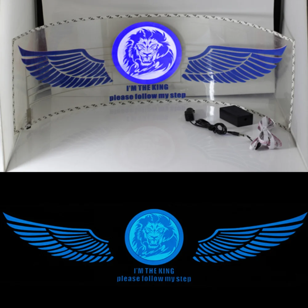 90-25cm-Lion-Car-Music-Rhythm-Light-LED-Sticker-Sound-Activated ...