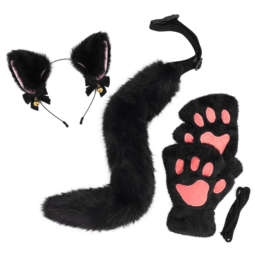 Halloween Cats Costume Set for Girl Cosplay, Halloween Cats Costume ...