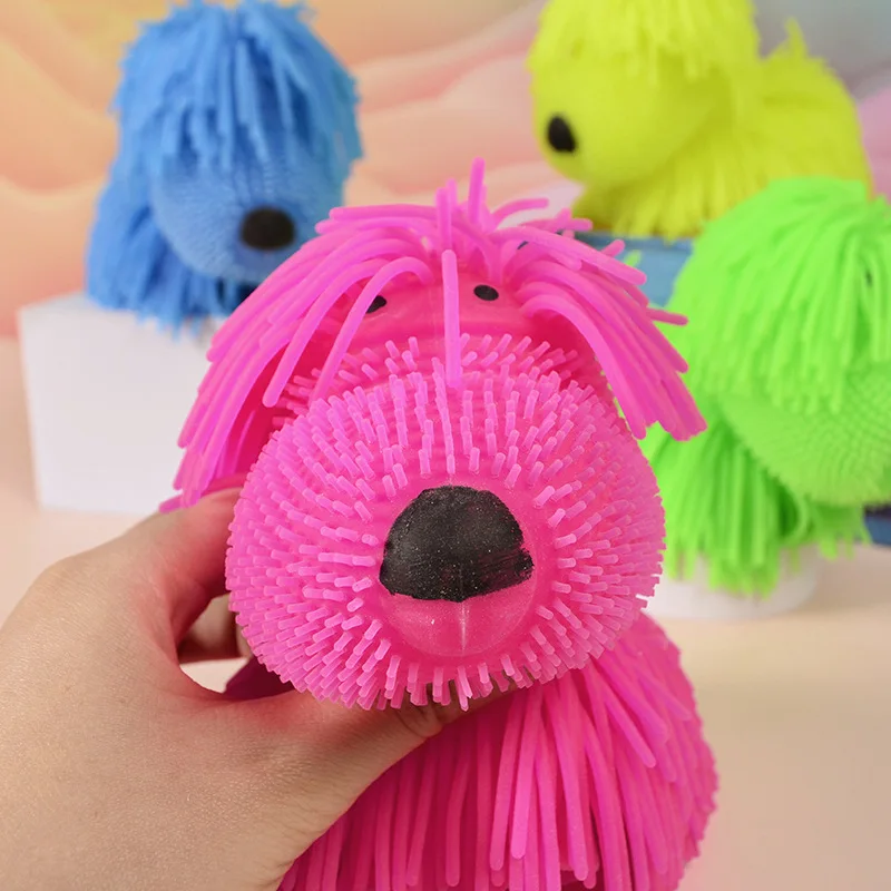 Shaggy-Dog-Squishy-Toy-Soft-Glue-Kawaii-Squeezable-Stress-Reliever-Pets ...