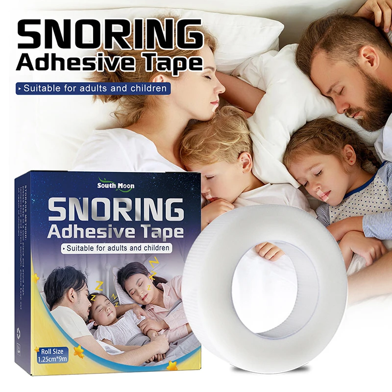 9M/Roll PE Mouth Tape Sleep Strip for Sleeping Anti Snoring Mouth Tape ...