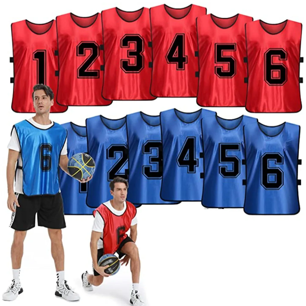12-PCS-Football-Vest-Training-Vest-Quick-Drying-Football-Team-Jerseys ...