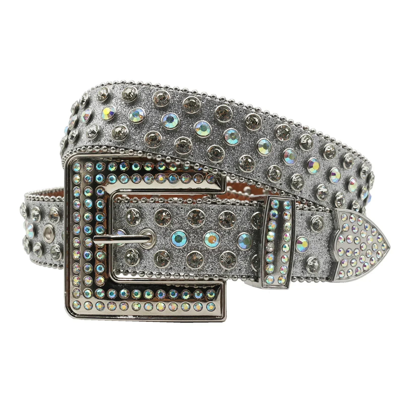 Crystal Studded Belt Buckles