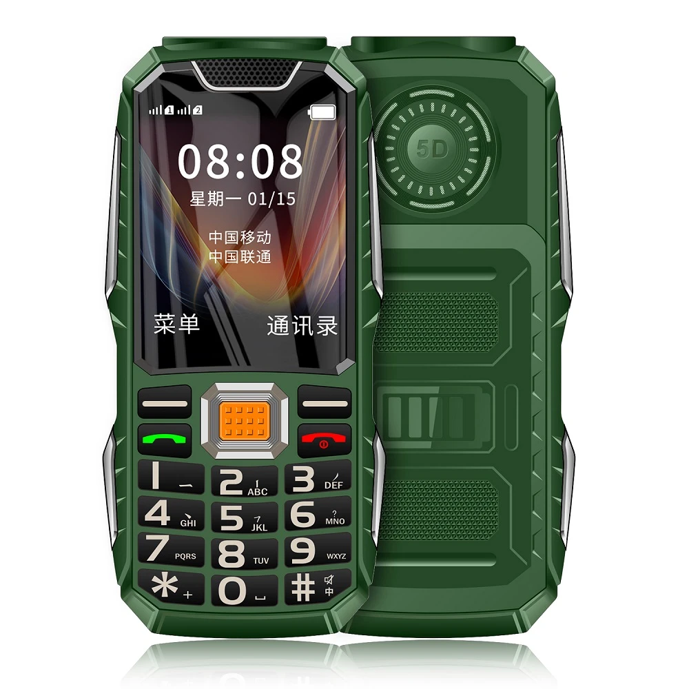 Free Shipping Rugged Push Button Mobile Phone Shockproof Durable Dual ...