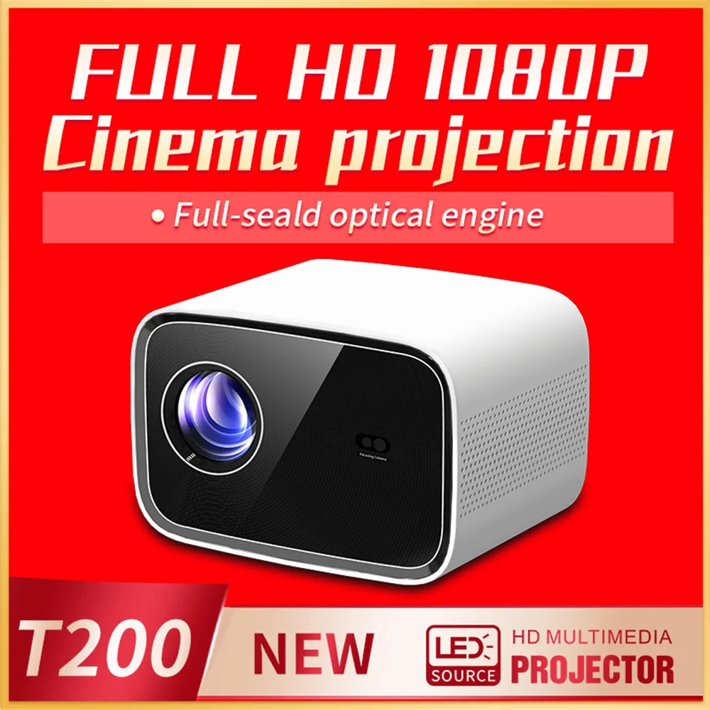 TOPRECIS-T200-Projector-4K-Android-12-with-WiFi-8-And-Bluetooth-LCD-LED ...