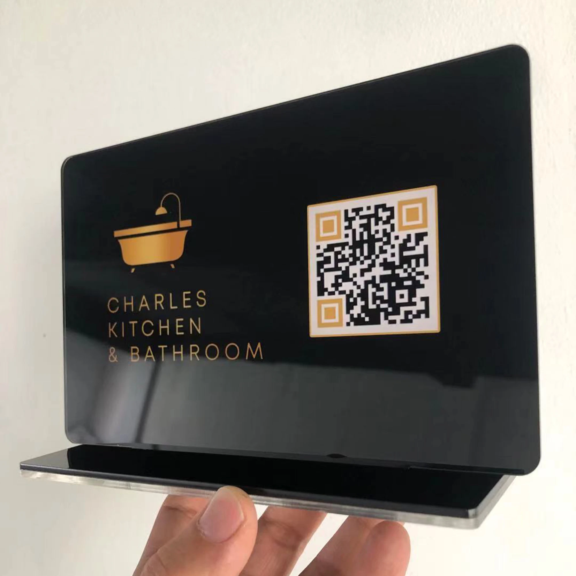 Qr Code Company Logo | Acrylic Company Logo Sign | Acrylic Sign Board ...