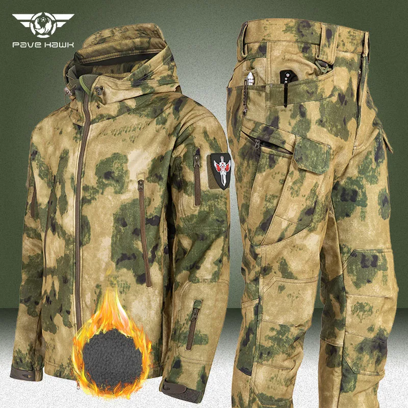 Winter-Camo-Sets-Men-Fleece-Warm-Waterproof-Cargo-Suits-Outdoor-Shark ...