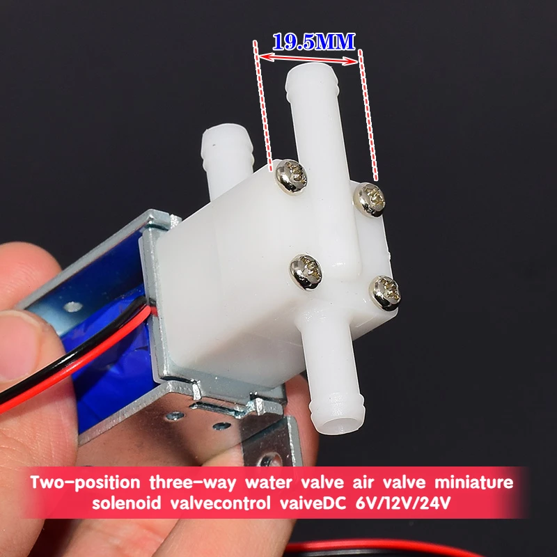 DC-6V-12V-24V-Two-position-Three-way-Water-Valve-Micro-Electromagnetic ...