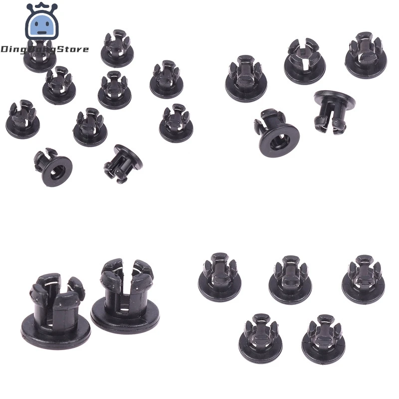 5Pcs-UM2-Quick-Connector-Bore-4mm-PTFE-Tube-Coupling-Collet-Clamp-Clip ...