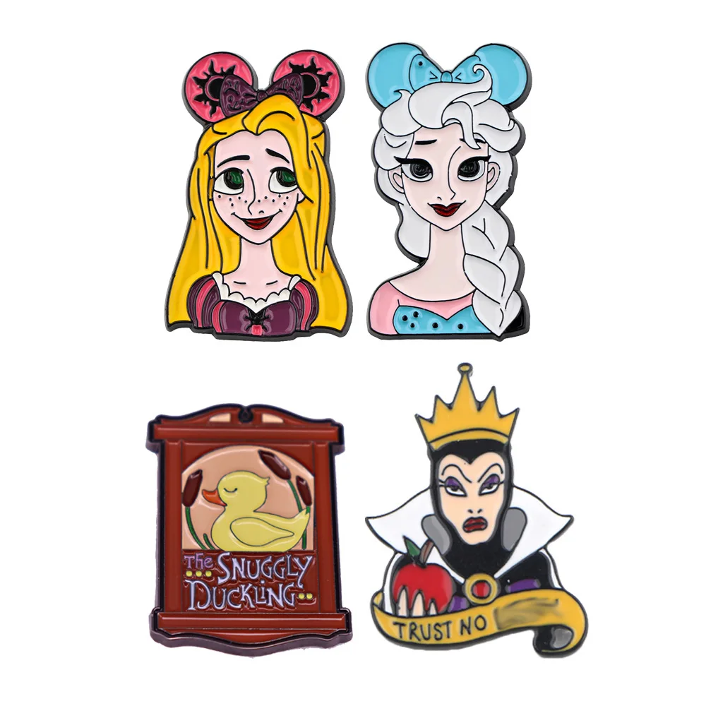 FI110-Princess-Enamel-Pin-Badges-Women-s-Collection-Brooches-Bag-Lapel ...