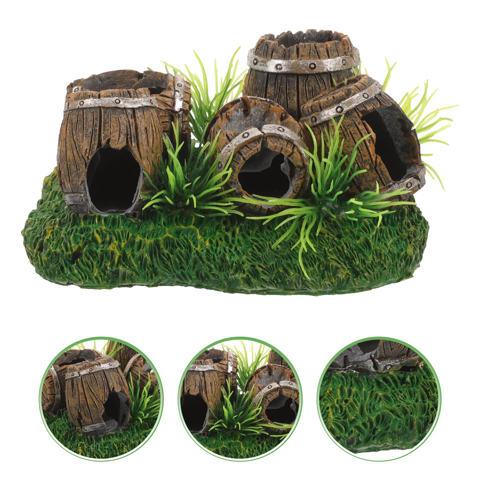 Fish-Tank-Barrel-Ornaments-Aquarium-Decor-Breeding-Cave-Shrimp-Shelter ...