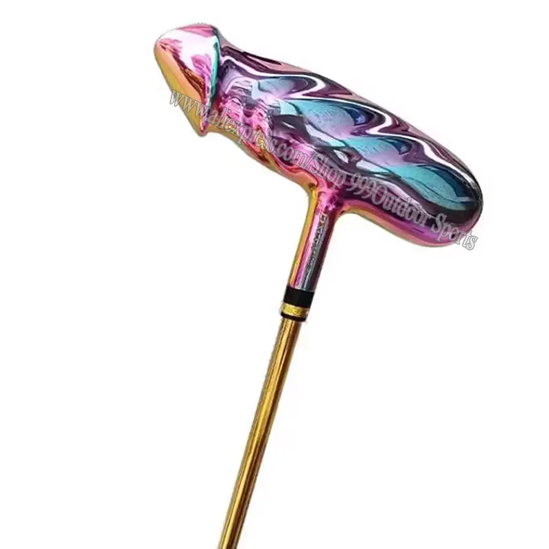 Golf-Clubs-Purple-Golf-Putter-Steel-Shaft-Unisex-Putter-Length-33-34-or ...