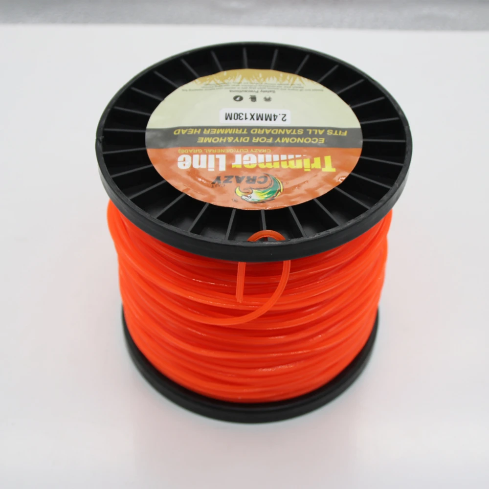 2.4mm*130m Trimmer Head String Nylon Mowing Trimmer Line for Garden ...