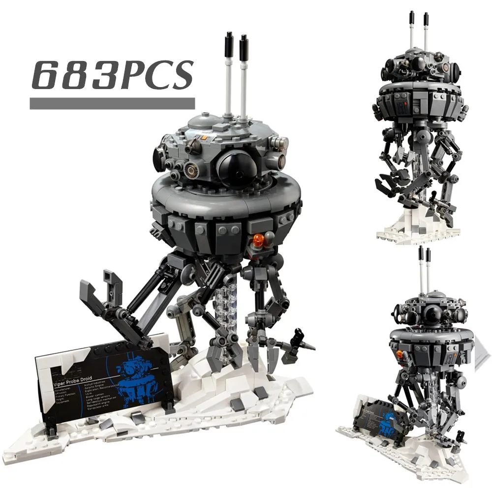 683PCS Stars Space Wars IMPERIAL VIPER PROBE DROID Detector FIT 75306 ...