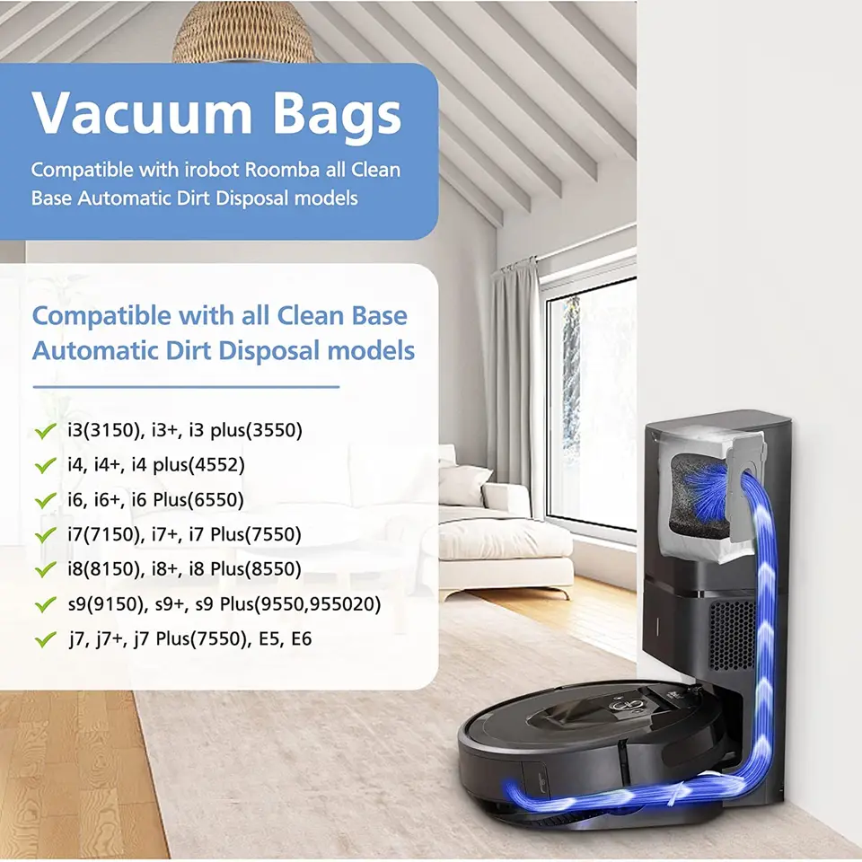 20 Pack) HEPA Filter Compatible With IRobot Roomba Combo I5+, Combo J5