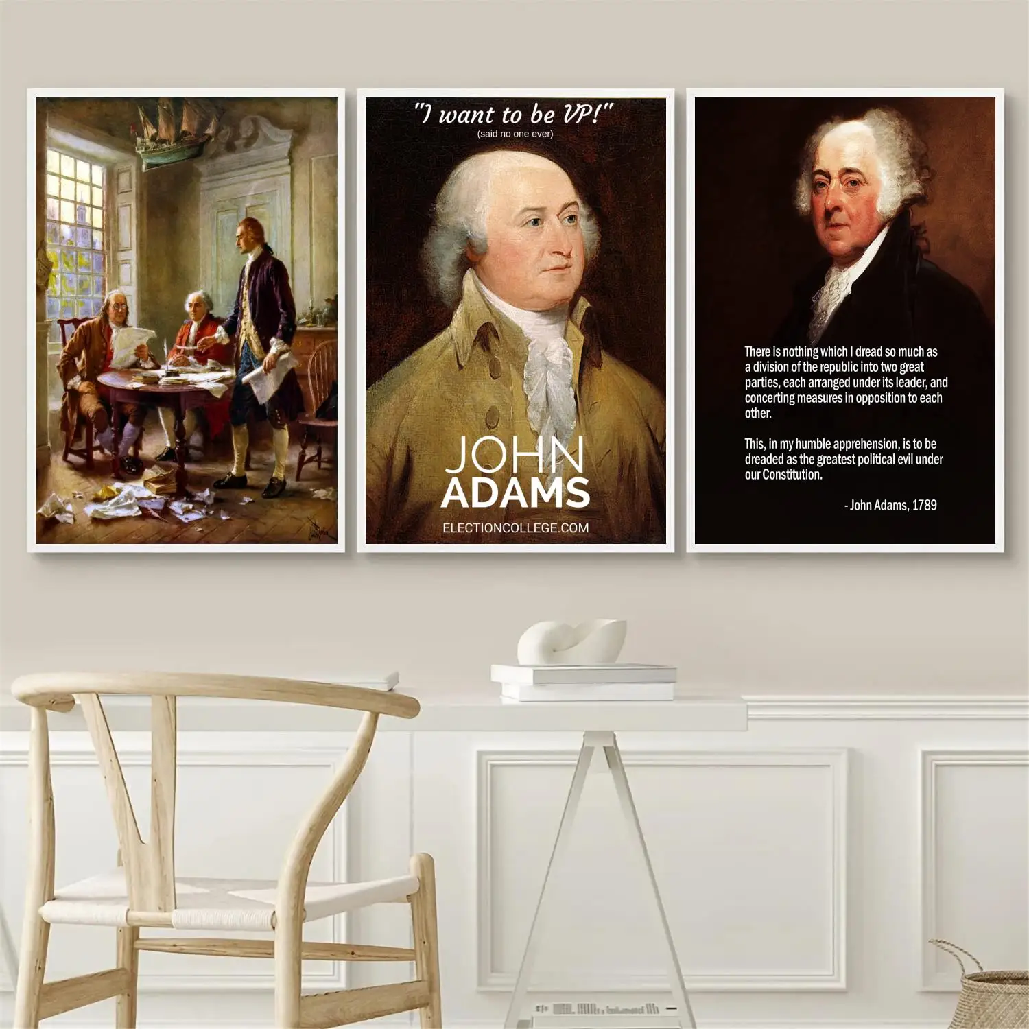 John Adams Family Painting